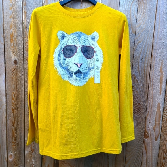 Cat & Jack | Shirts & Tops | Nwt Cat Jack Long Sleeve Tiger Yellow ...